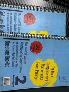 Secondary 1 Mathematics Exam Package - Solutions & Questions Booklet ...