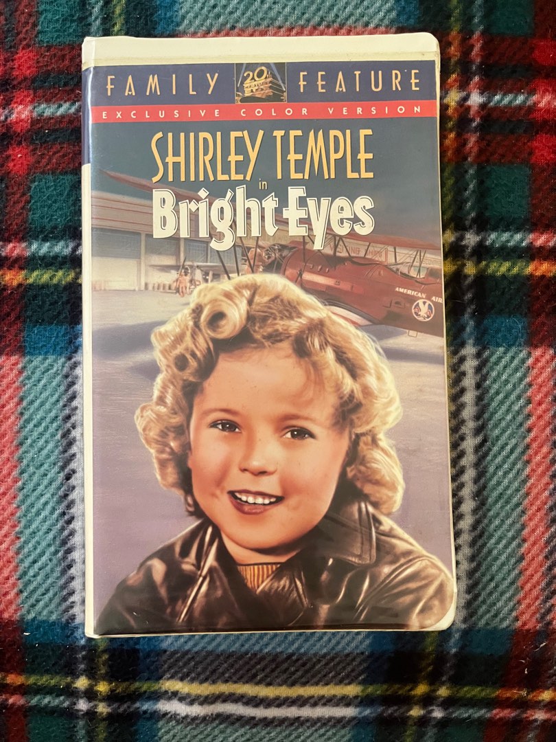 Shirley Temple in Bright Eyes VHS Tape, Hobbies & Toys, Music & Media ...