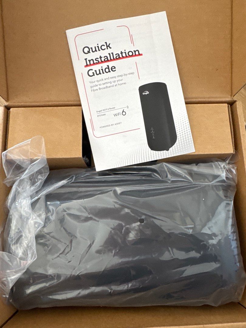 Singtel Wi-Fi 6 Router RT5703W, Computers & Tech, Parts & Accessories ...