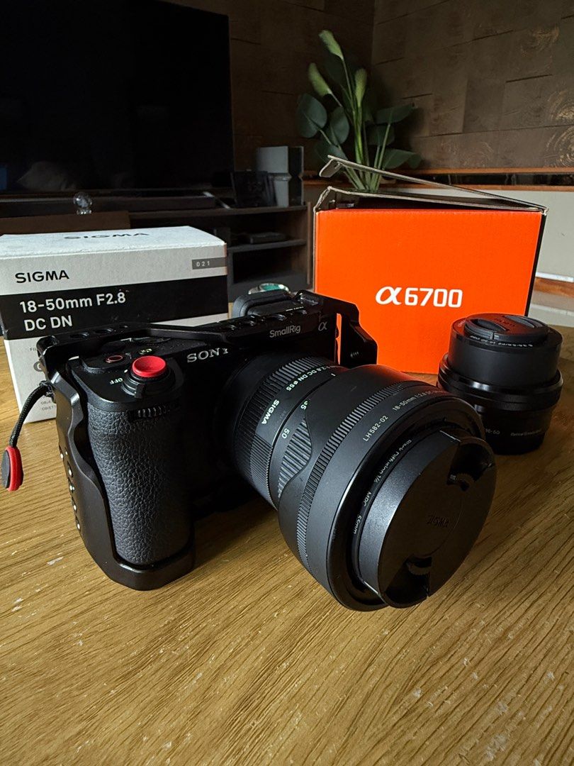 Sony Alpha a6700 Camera with Sigma 18-50mm Lens & Sony E PZ 16-50mm ...