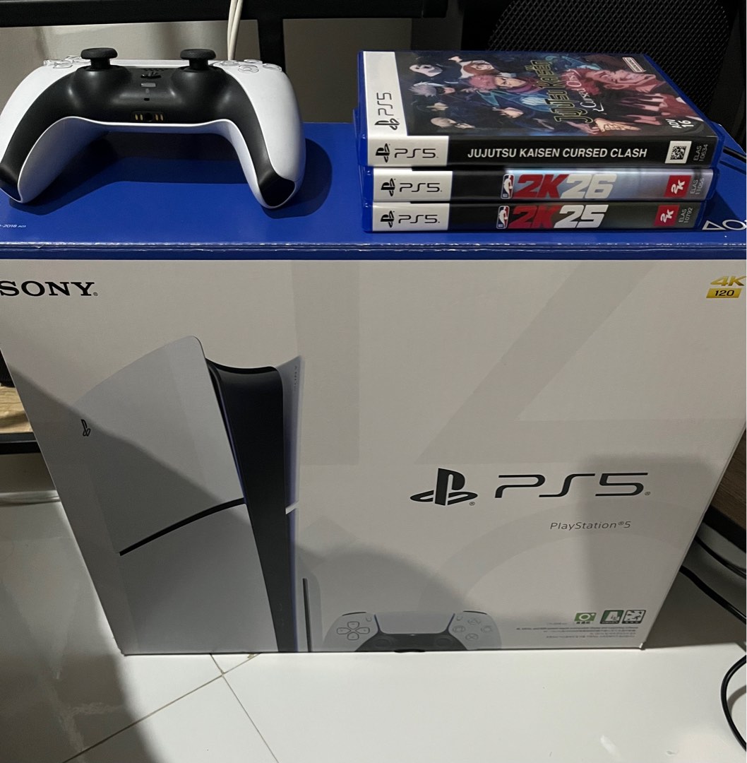 Sony PlayStation 5 Console with Games, Video Gaming, Video Game ...