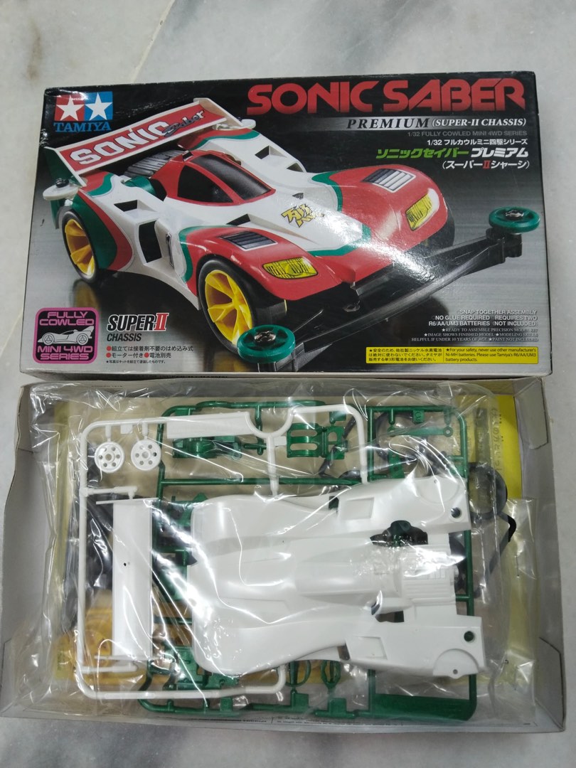 Tamiya Sonic Saber Premium (Super-II Chassis), Hobbies & Toys, Toys ...