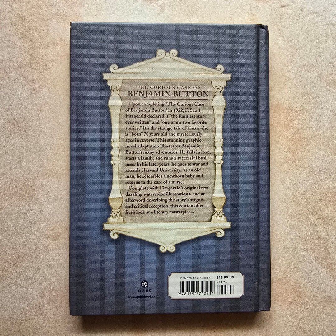 The Curious Case Of Benjamin Button: A Graphic Novel by F. Scott ...