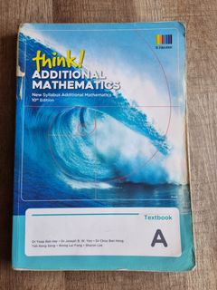 Think! Additional Mathematics Textbook & Workbook, Hobbies & Toys ...
