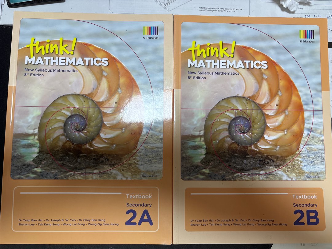 Think! Mathematics Textbook 2A & 2B, Hobbies & Toys, Books & Magazines ...