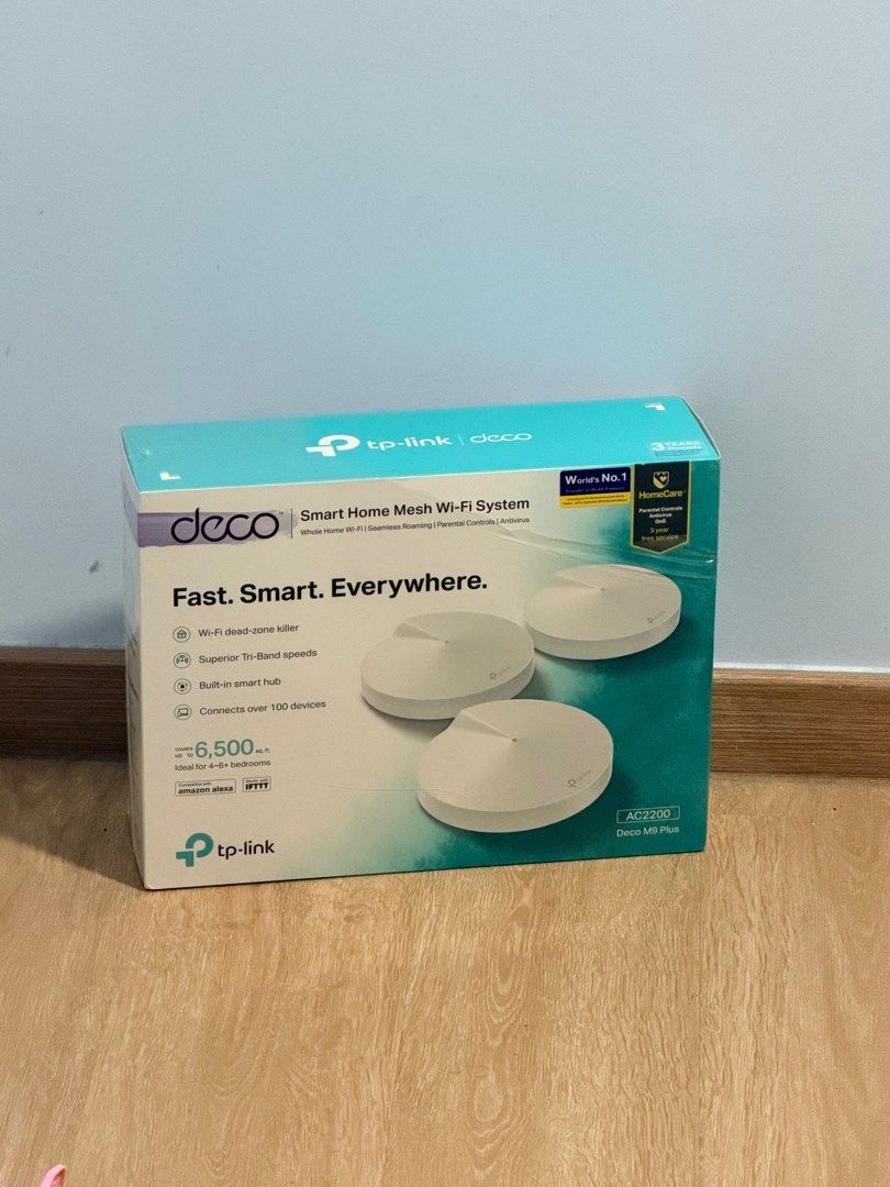 TP-Link Deco M9 Plus AC2200 Mesh Wi-Fi System, Computers & Tech, Parts ...