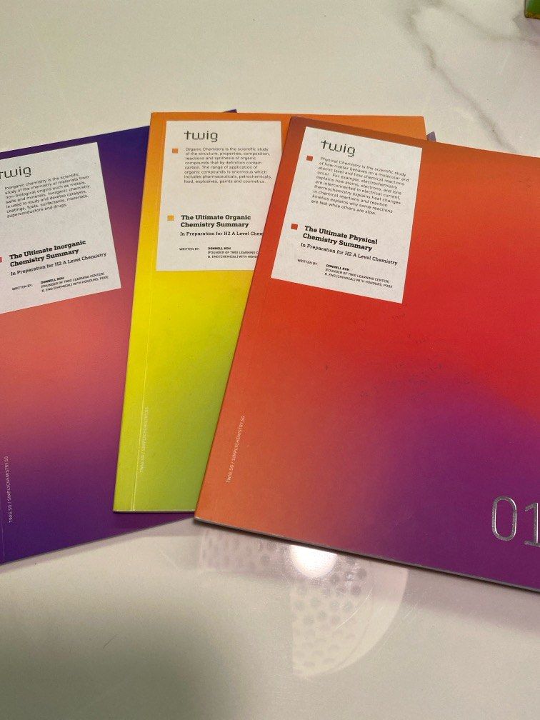 [Reserved] Twig A-Level Chemistry Summary Notes, Hobbies & Toys, Books ...
