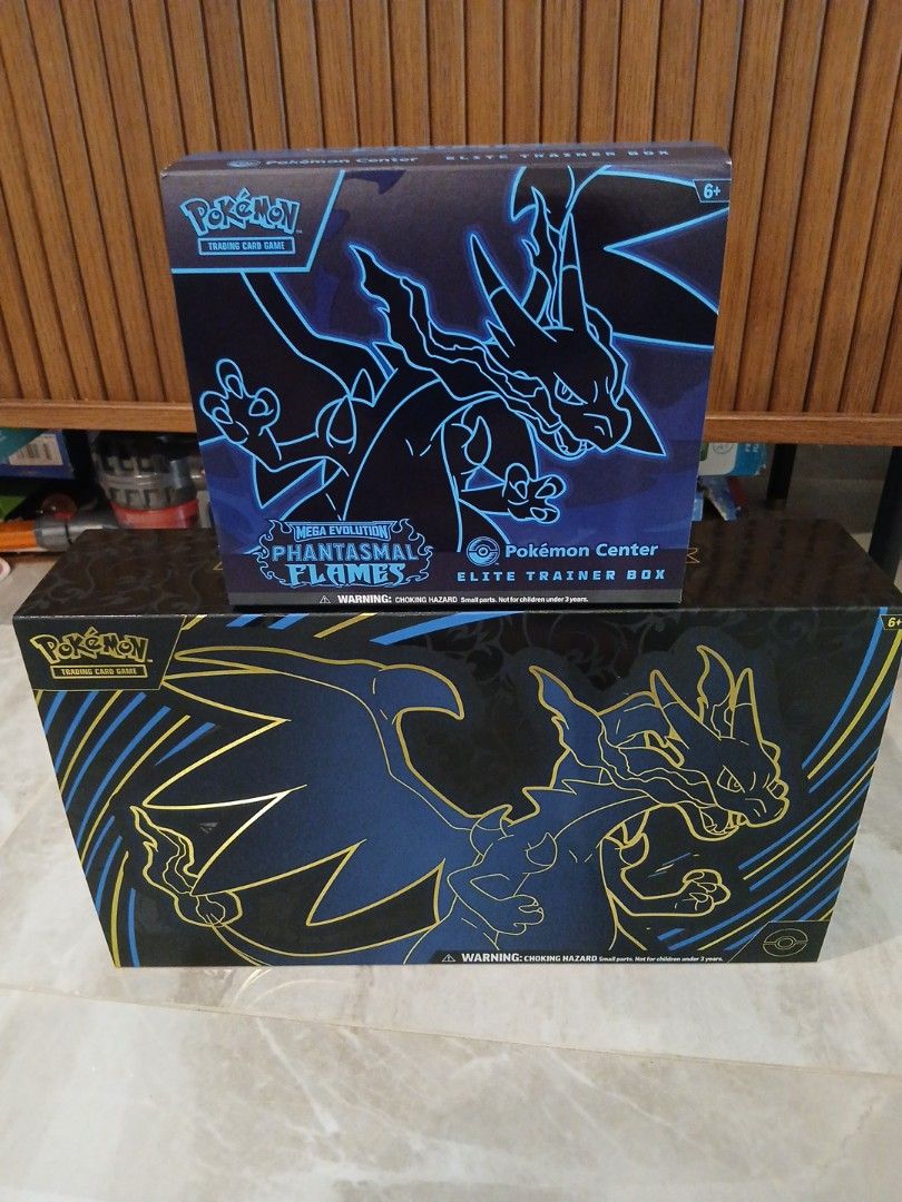 Unshrinked Pokemon Center Elite Trainer Box & UPC - Phantasmal Flames ...