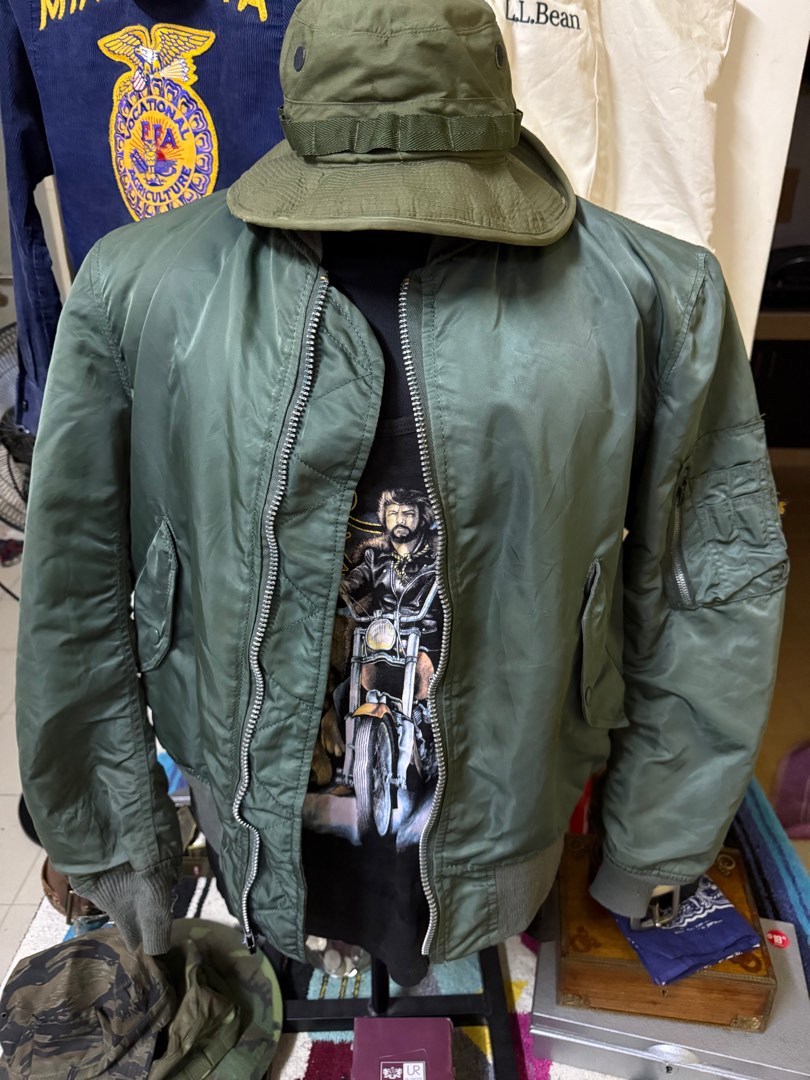 Vintage Alpha Jaket USAF, Men's Fashion, Coats, Jackets and Outerwear ...
