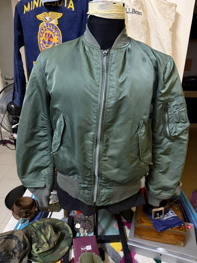 Vintage Alpha Jaket USAF, Men's Fashion, Coats, Jackets and Outerwear ...