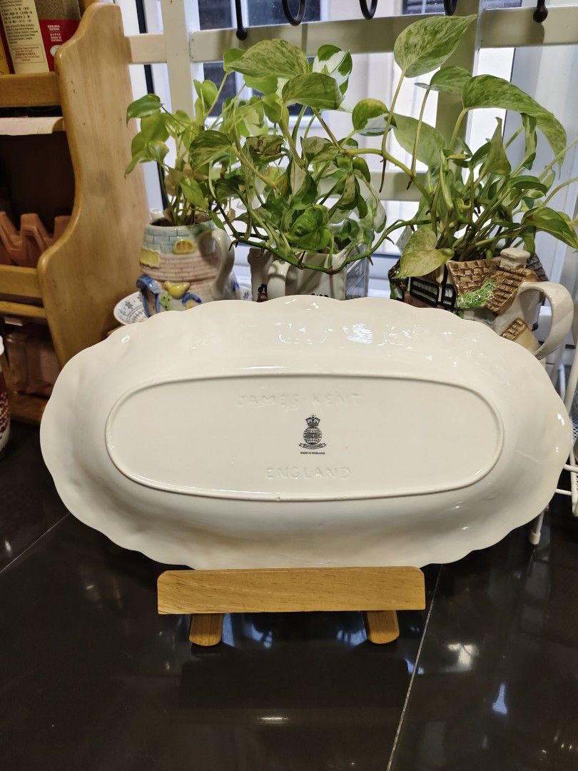Vintage Old Foley, James Kent Pottery Sandwich Tray : Strawberry ...