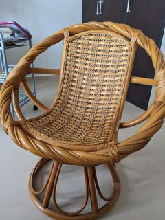 Handmade Vintage Rattan cane Chair, Furniture & Home Living, Furniture ...