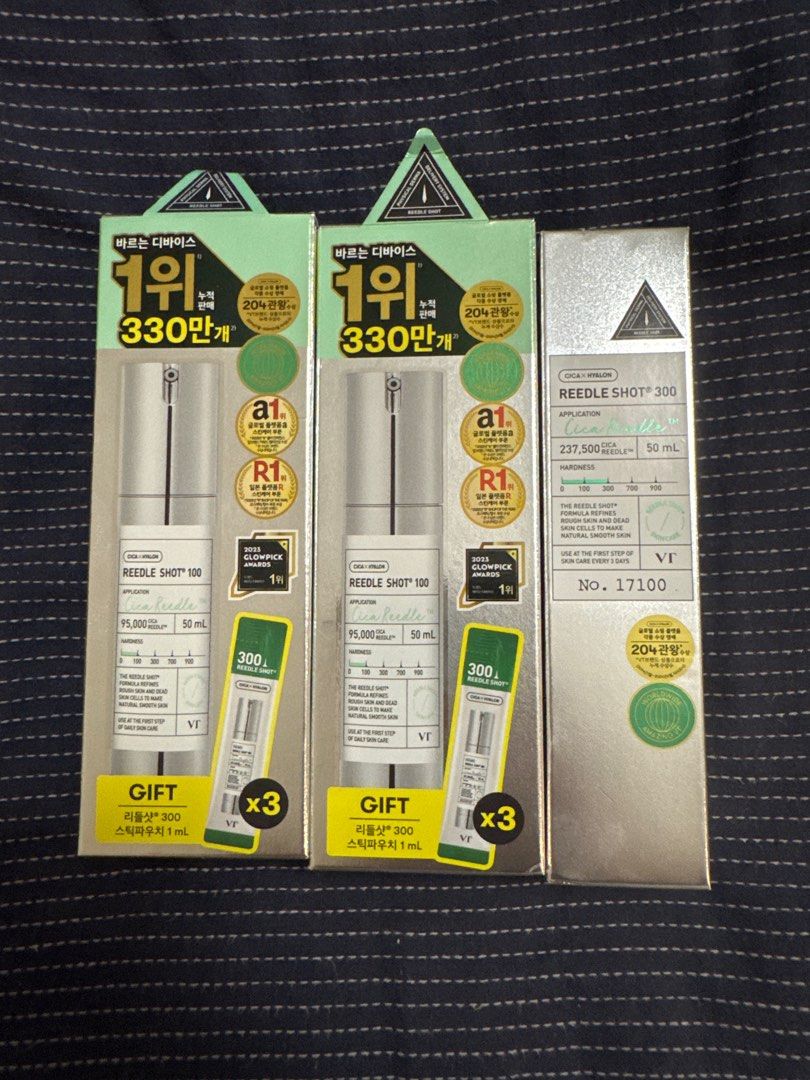 VT Cosmetics Reedle Shot 100 & 300, Beauty & Personal Care, Face, Face ...