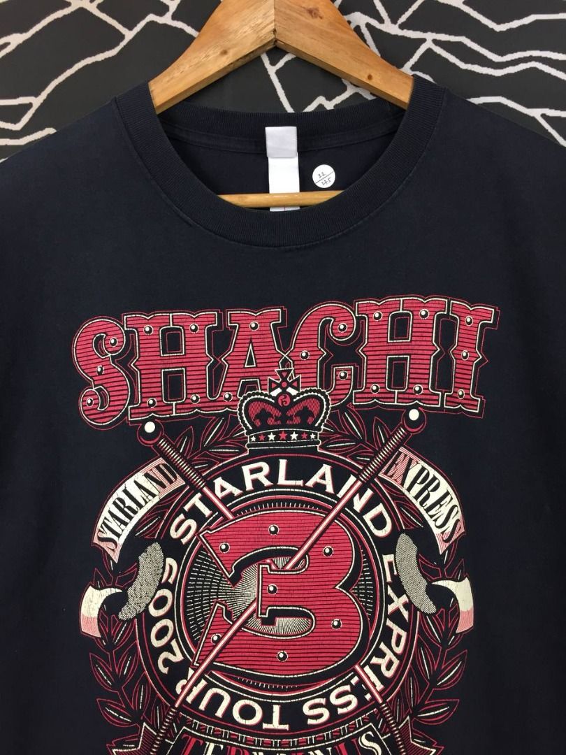 Vtg Shachi Japanese Punk Rock Band Starland Express Tour Tee, Men's ...