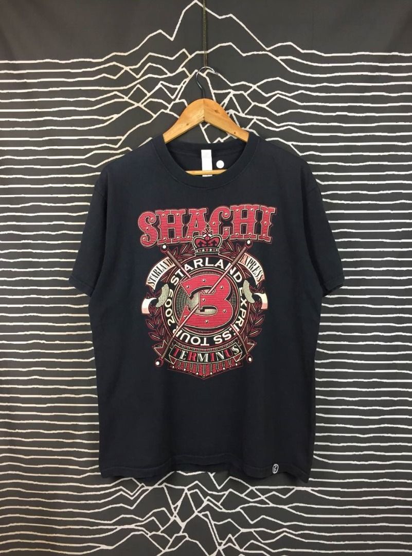 Vtg Shachi Japanese Punk Rock Band Starland Express Tour Tee, Men's ...