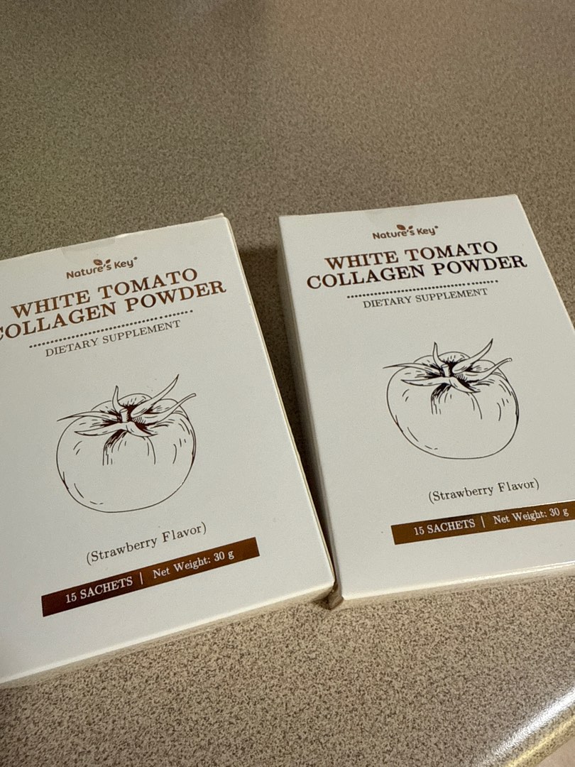 White Tomato Collagen Powder by Nature's Key, Health & Nutrition ...