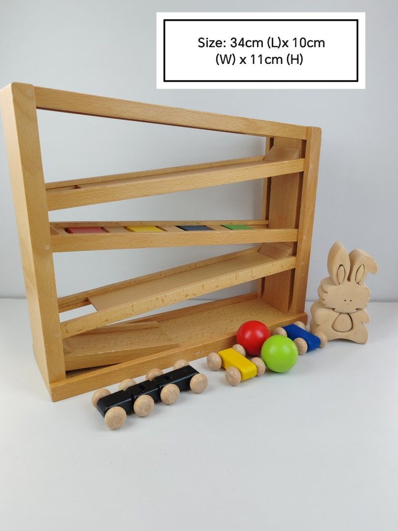 Wooden Ramp Racer (IK15), Hobbies & Toys, Toys & Games on Carousell