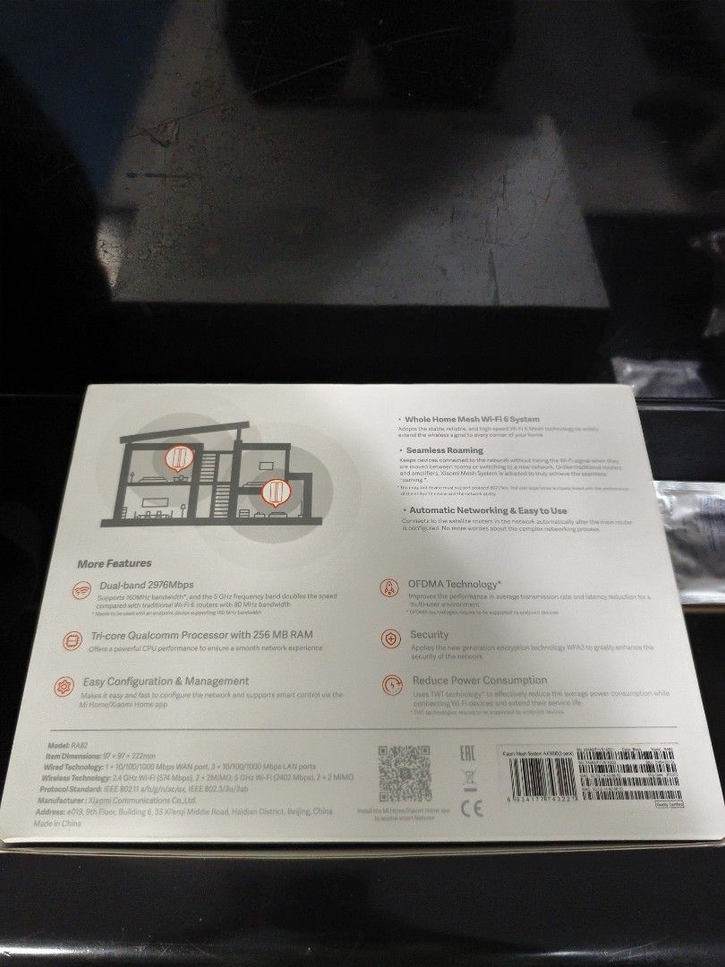 Xiaomi Wifi Mesh System AX3000 (2-pack), Computers & Tech, Parts ...