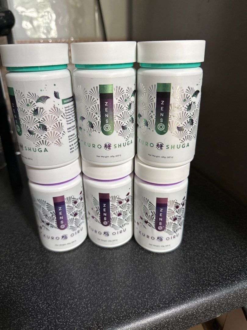 Zenso Kuro Shuga & Oiru Supplements, Health & Nutrition, Health ...