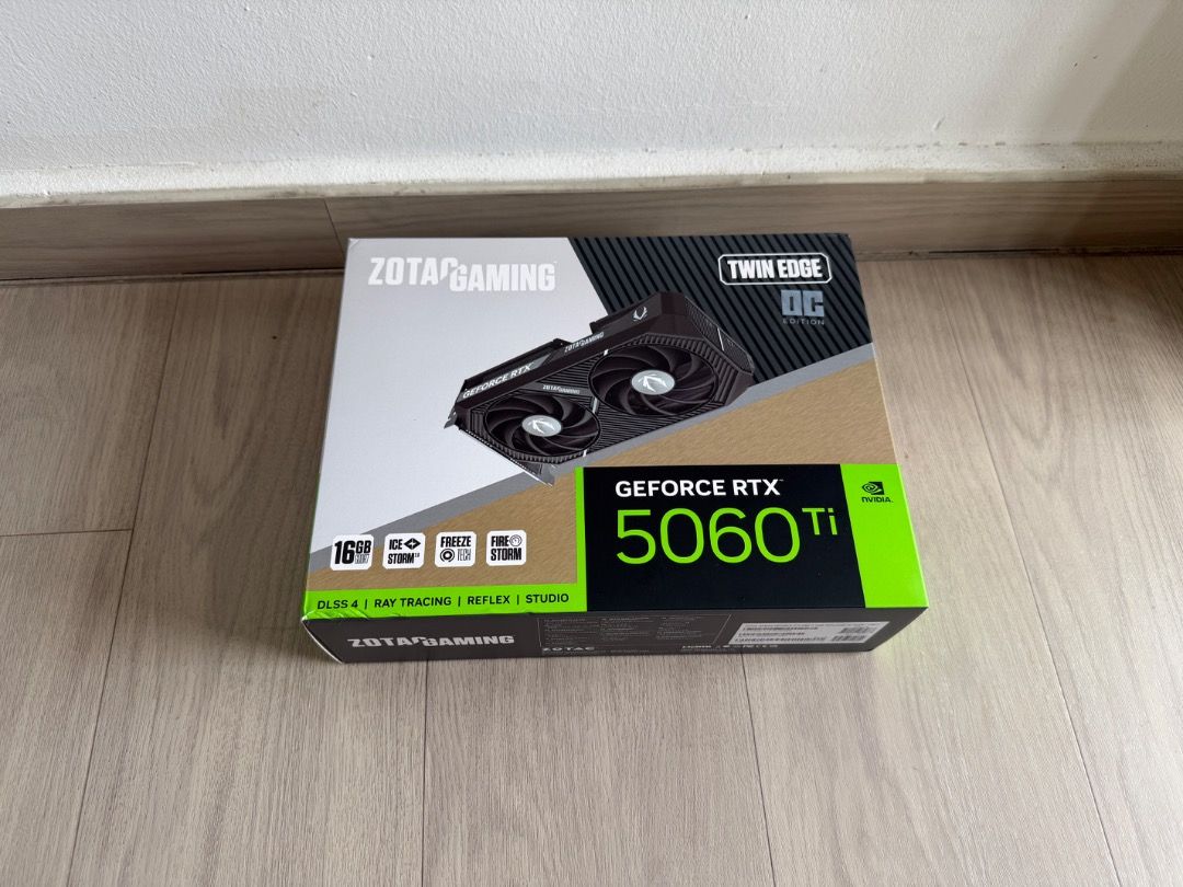 ZOTAC TWIN EDGE GeForce RTX 5060 16GB Ti OC, Computers & Tech, Parts ...