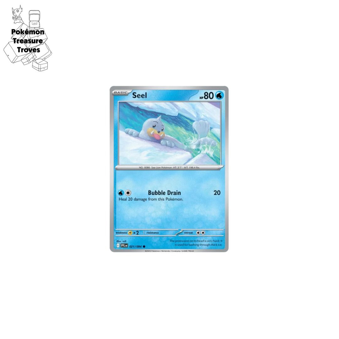 [$0.30/$0.50] Pokemon Mega Evolution Phantasmal Flames Seel Normal ...