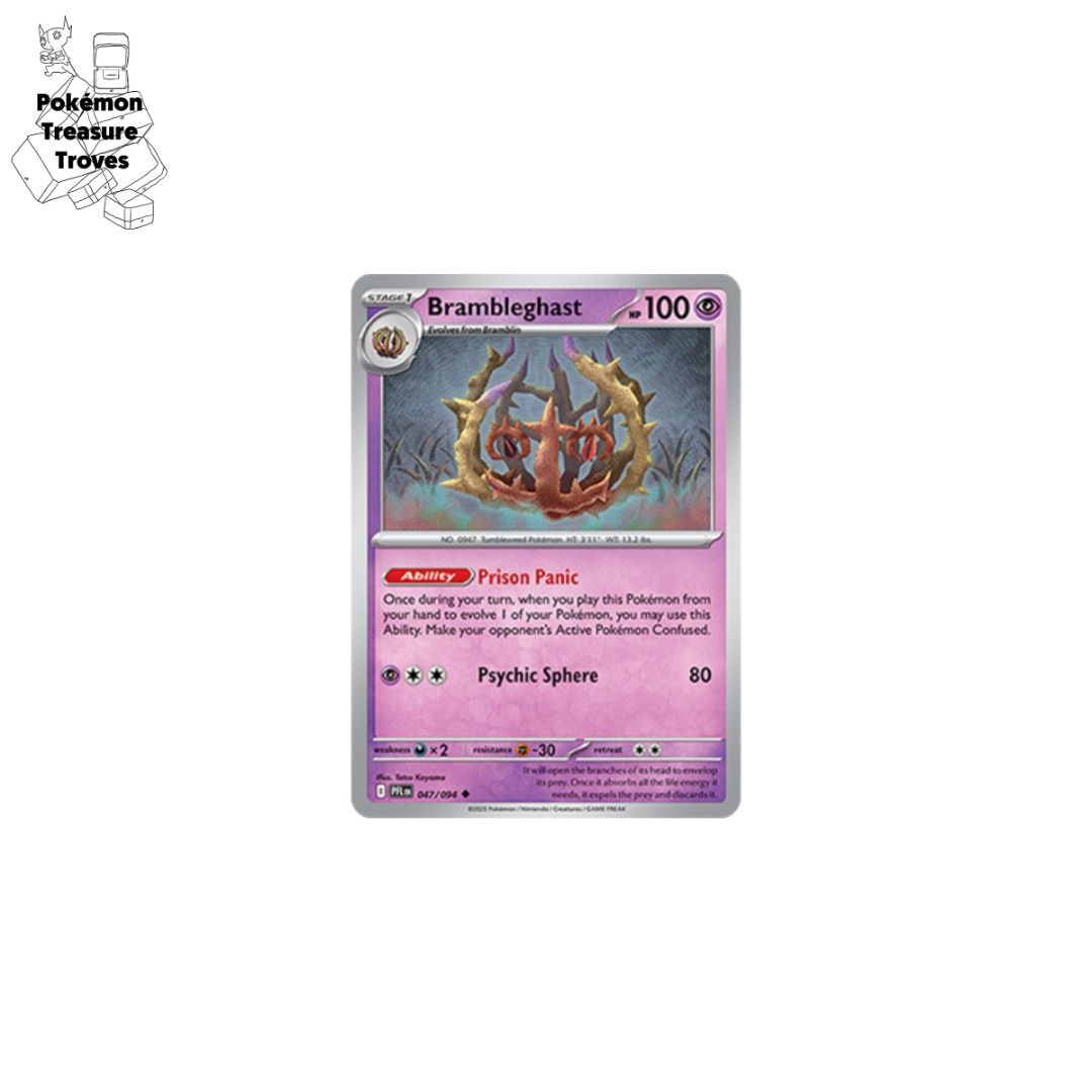 [$0.30/$0.50] Pokemon Mega Evolution Phantasmal Flames Brambleghast ...