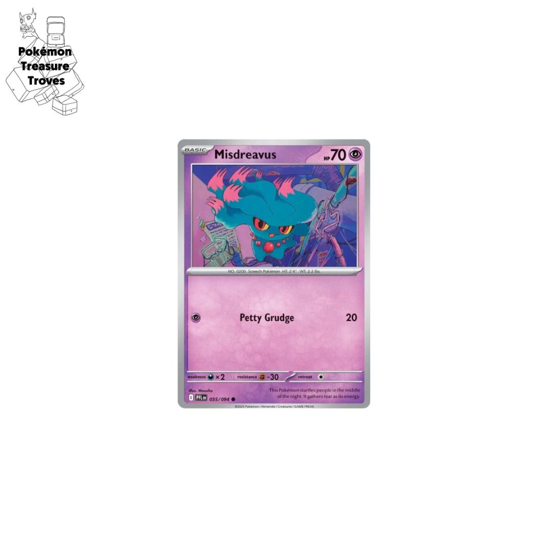 [$0.30/$1.00] Pokemon Mega Evolution Phantasmal Flames Misdreavus ...