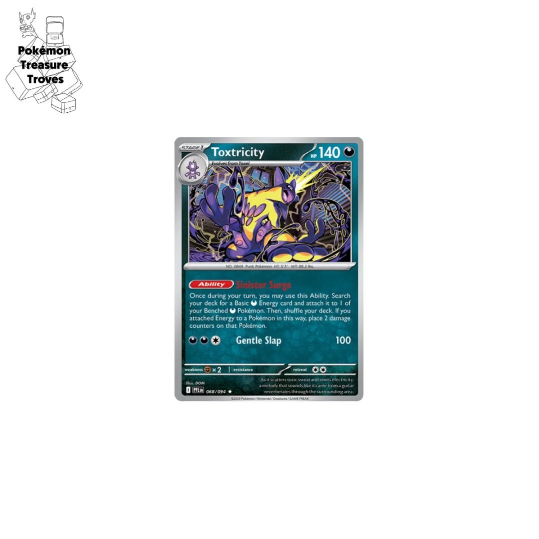 [$0.50/$0.70] Pokemon Mega Evolution Phantasmal Flames Toxtricity ...