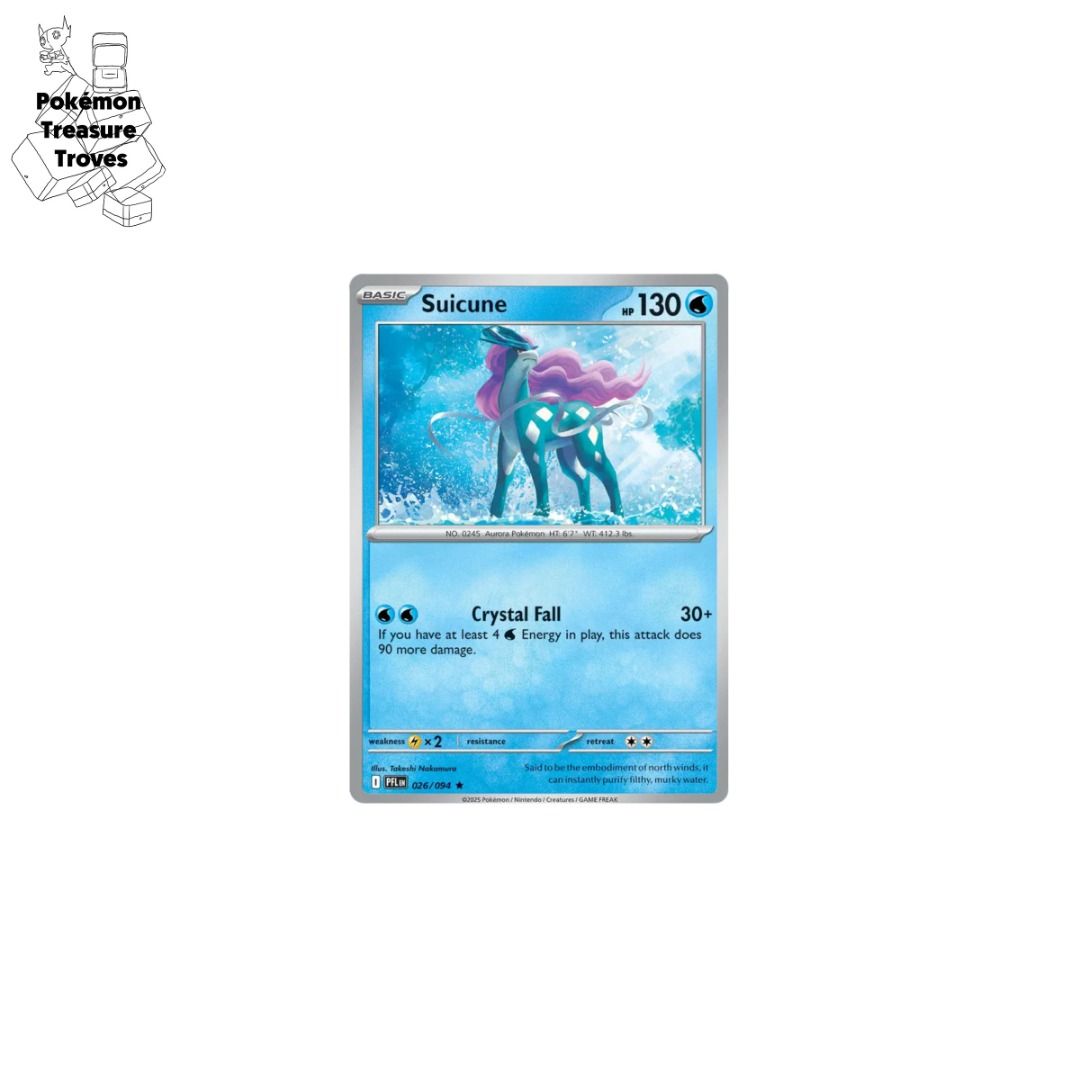 [$0.70/$1.00] Pokemon Mega Evolution Phantasmal Flames Suicune Holo ...