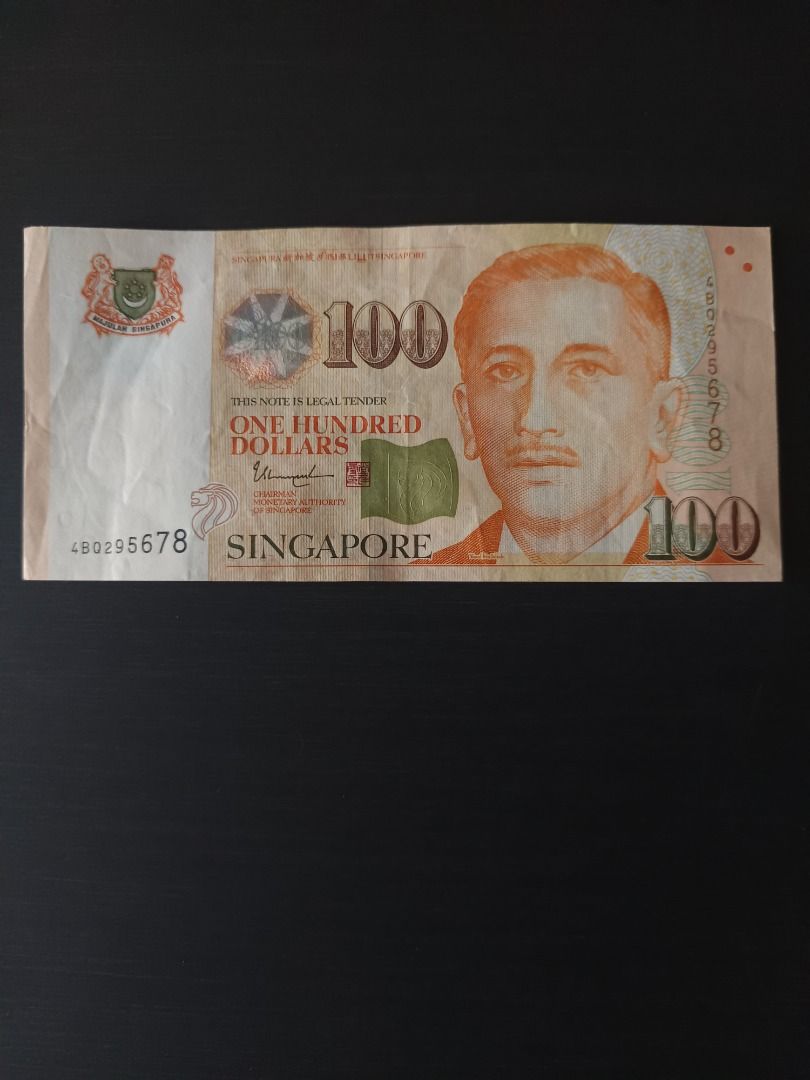 100 dollar bank notes ( nice serial number), Hobbies & Toys ...