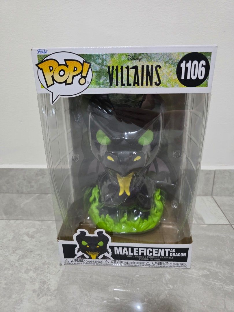 10 inch Funko Pop! Disney Villains Maleficent as Dragon #1106, Hobbies ...