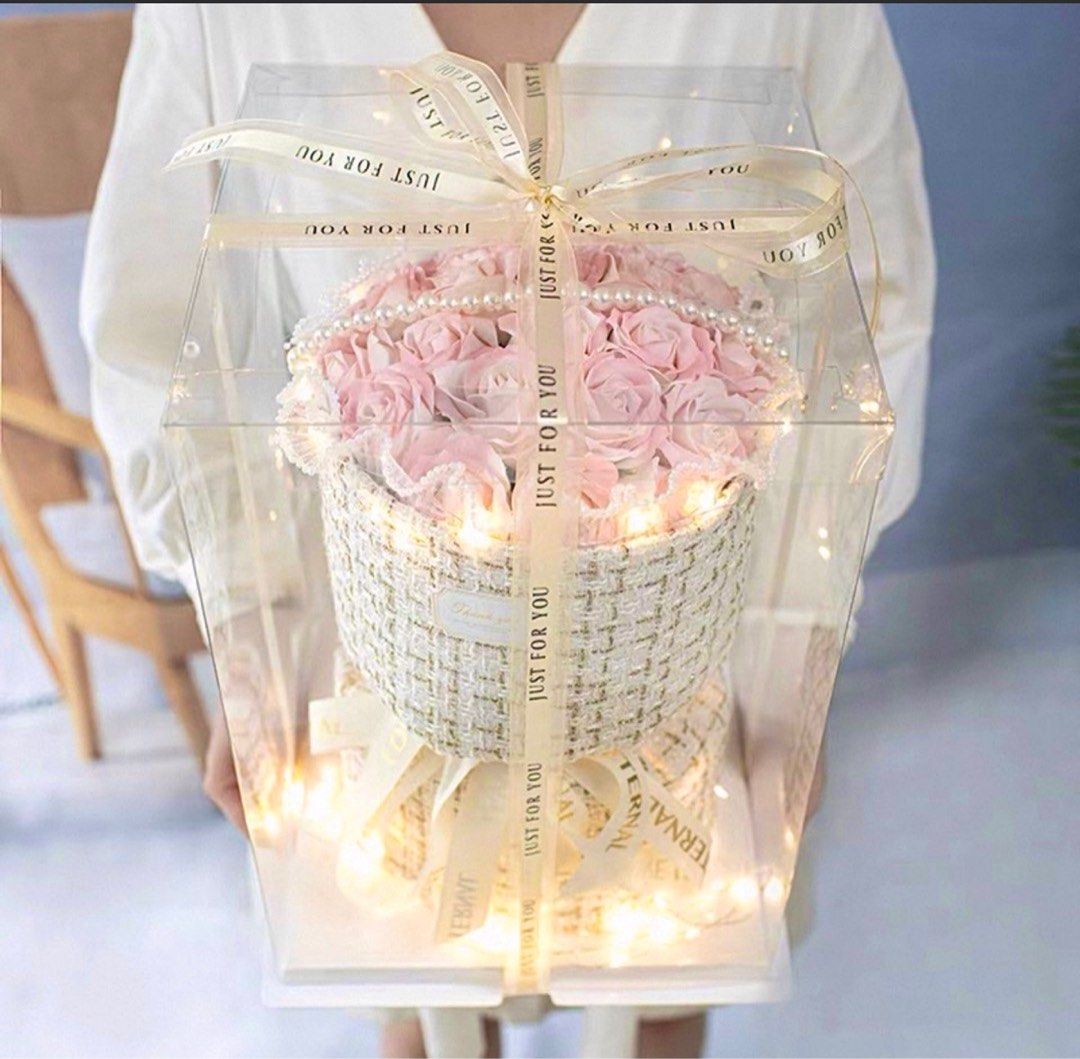 🌹19 stalks Soap Roses🌹Super Gorgeous handmade real soap roses bouquet ...