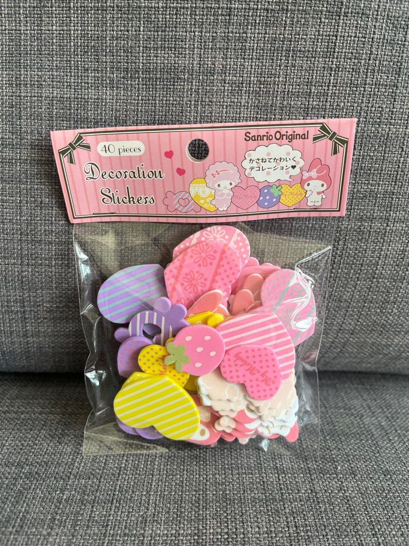 1pc My Melody Foam Sticker | Hello Kitty | Keroppi | Sanrio, Hobbies ...