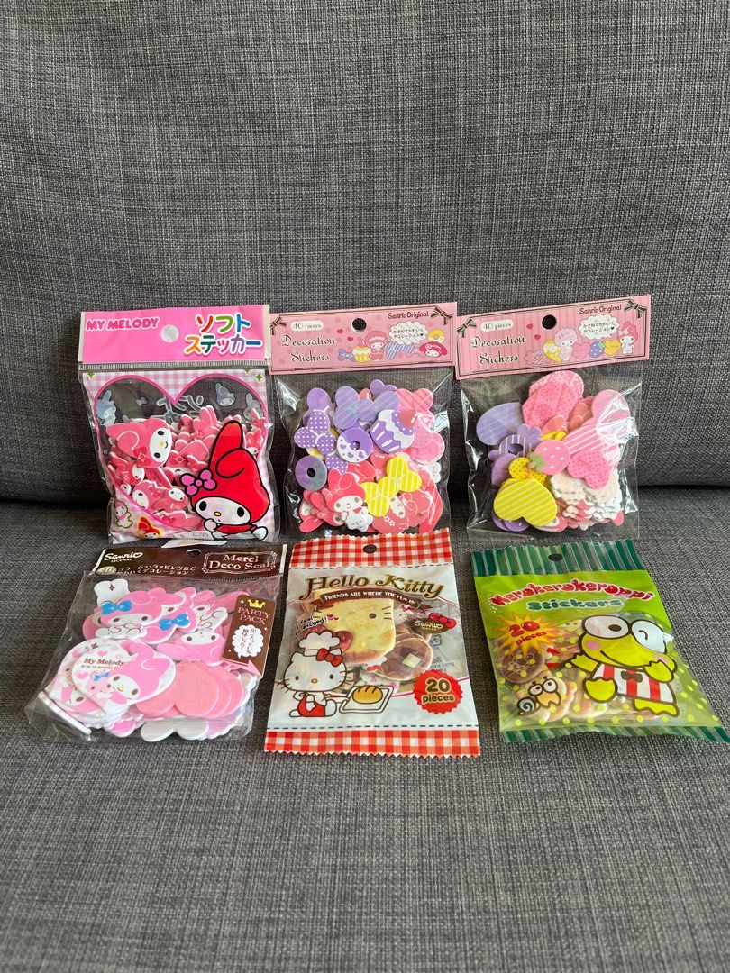 1pc My Melody Foam Sticker | Hello Kitty | Keroppi | Sanrio, Hobbies ...