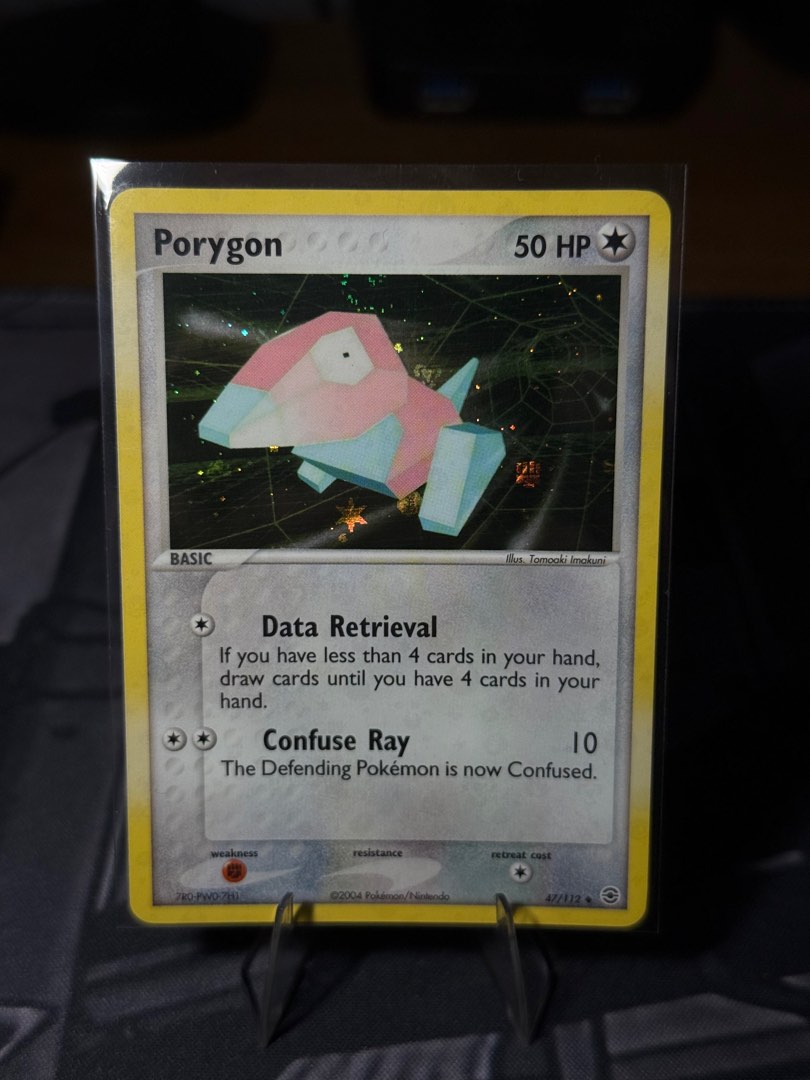 2004 Vintage Porygon Fire Red & Leaf Green 47/112 Pokemon EX Reverse ...