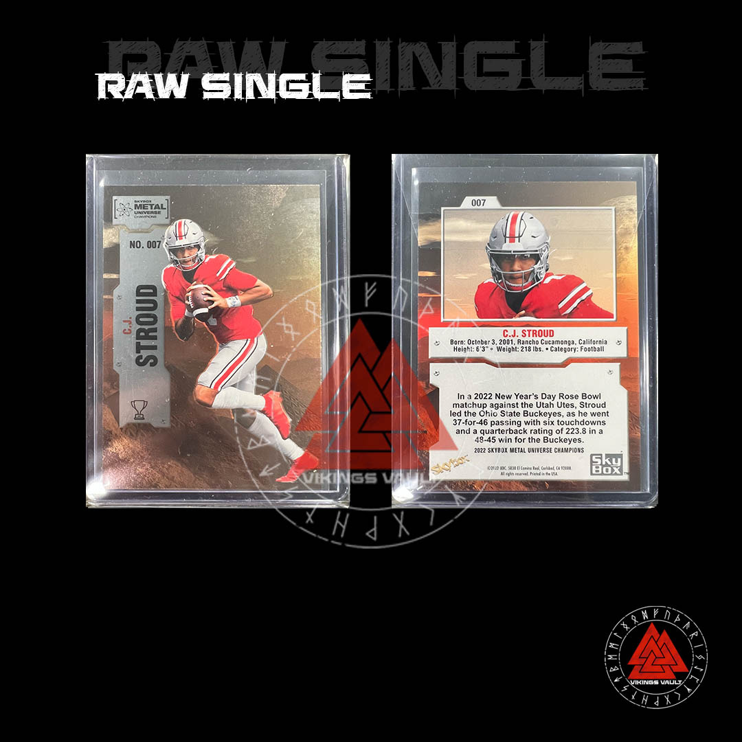2022 SKYBOX METAL UNIVERSE CHAMPIONS #007 C.J. STROUD VV98986660154 ...