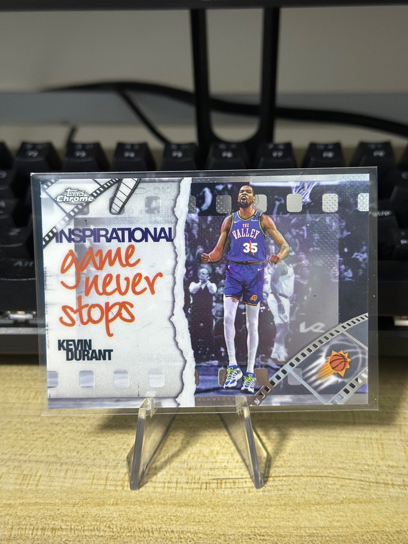 2025-26 Topps Chrome NBA Kevin Durant Inspirational, Hobbies & Toys ...