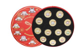 Sanrio Cinnamoroll / Kuromi 24K Gold Foil in Frame The Singapore Mint ...