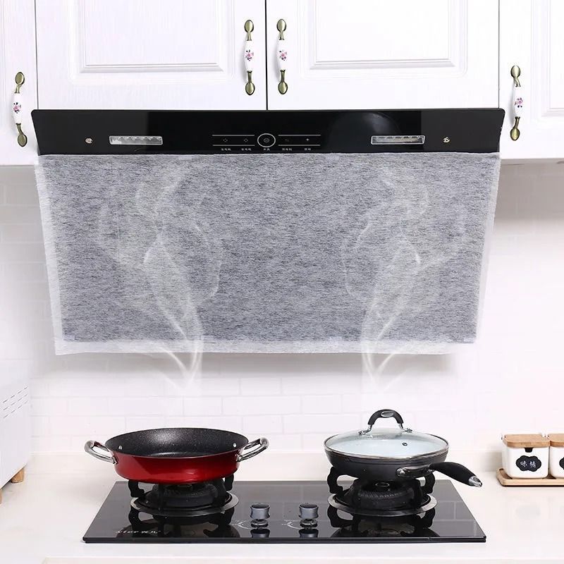 5/10M Disposable Non-woven Hood Oil Filter Paper Cooker Extractor Fan ...