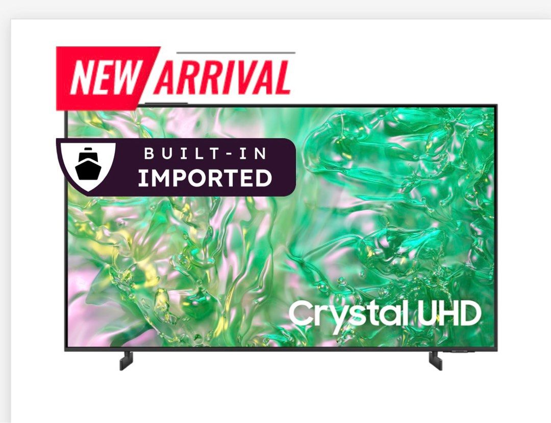 三星電視機顯示屏 Samsung 65 Inch UA65DU8100 Crystal 4K UHD Smart TV, 家庭電器, 電視 ...