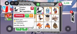 adopt me buying high tiers, shadow dragon, bat dragon, frost dragon ...