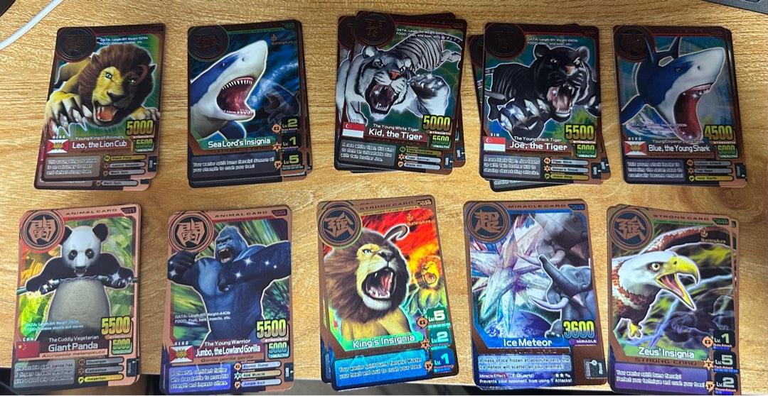 Animal Kaiser Plus v3 bronze cards, Hobbies & Toys, Toys & Games on ...