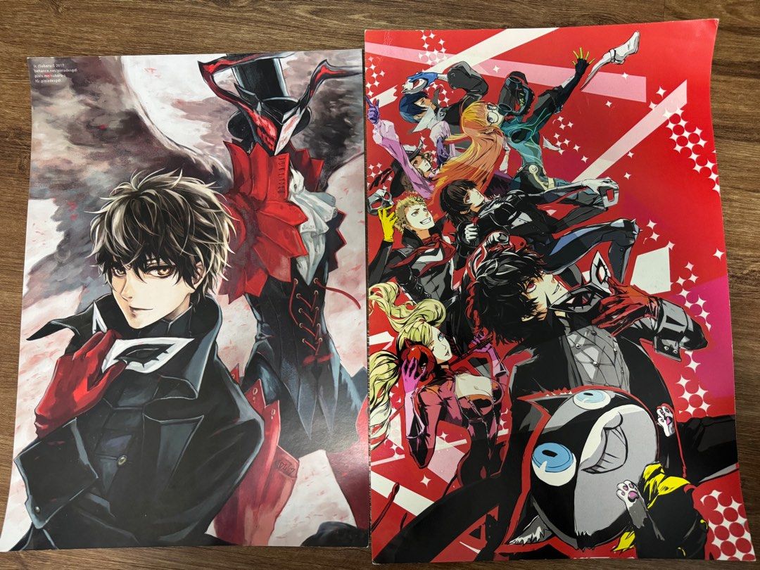 Anime Posters - Persona 5, Haikyu!!, Gintama, Attack on Titan, Hobbies ...