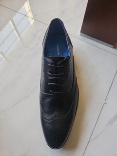 Black Leather Shoes, Men's Fashion, Footwear, Dress Shoes on Carousell