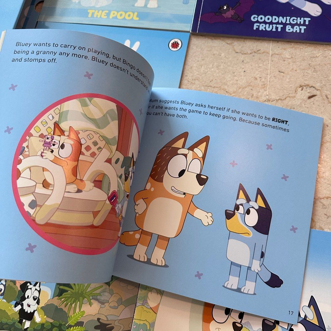 Bluey Box of Books - 10 Book Set, Hobbies & Toys, Books & Magazines ...