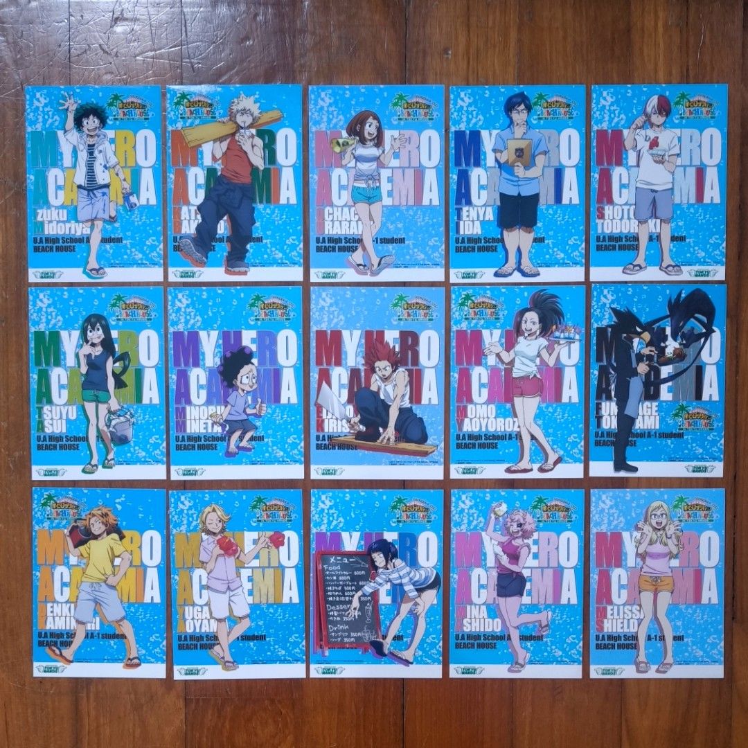 BNHA MHA Hero Academia Bromide Set, Hobbies & Toys, Memorabilia ...