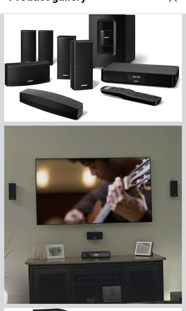 Bose 520 5.1 system, Audio, Soundbars, Speakers & Amplifiers on Carousell