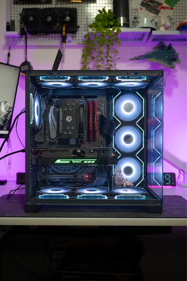 AVAILABLE Mid-Range RGB Gaming PC + Mouse & Keyboard GTX 1070Ti / Ryzen ...