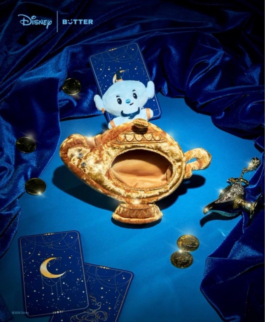 Butter Shop x Disney Korea Lamp Case Plushie, Genie, Sorcerer Micky ...