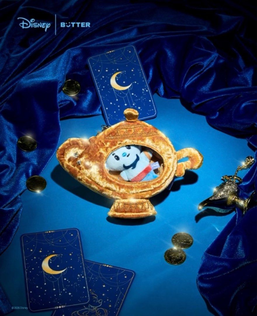 Butter Shop x Disney Korea Lamp Case Plushie, Genie, Sorcerer Micky ...